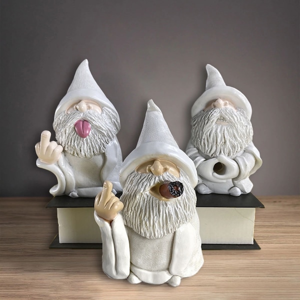 Gnome Middle Finger - Etsy