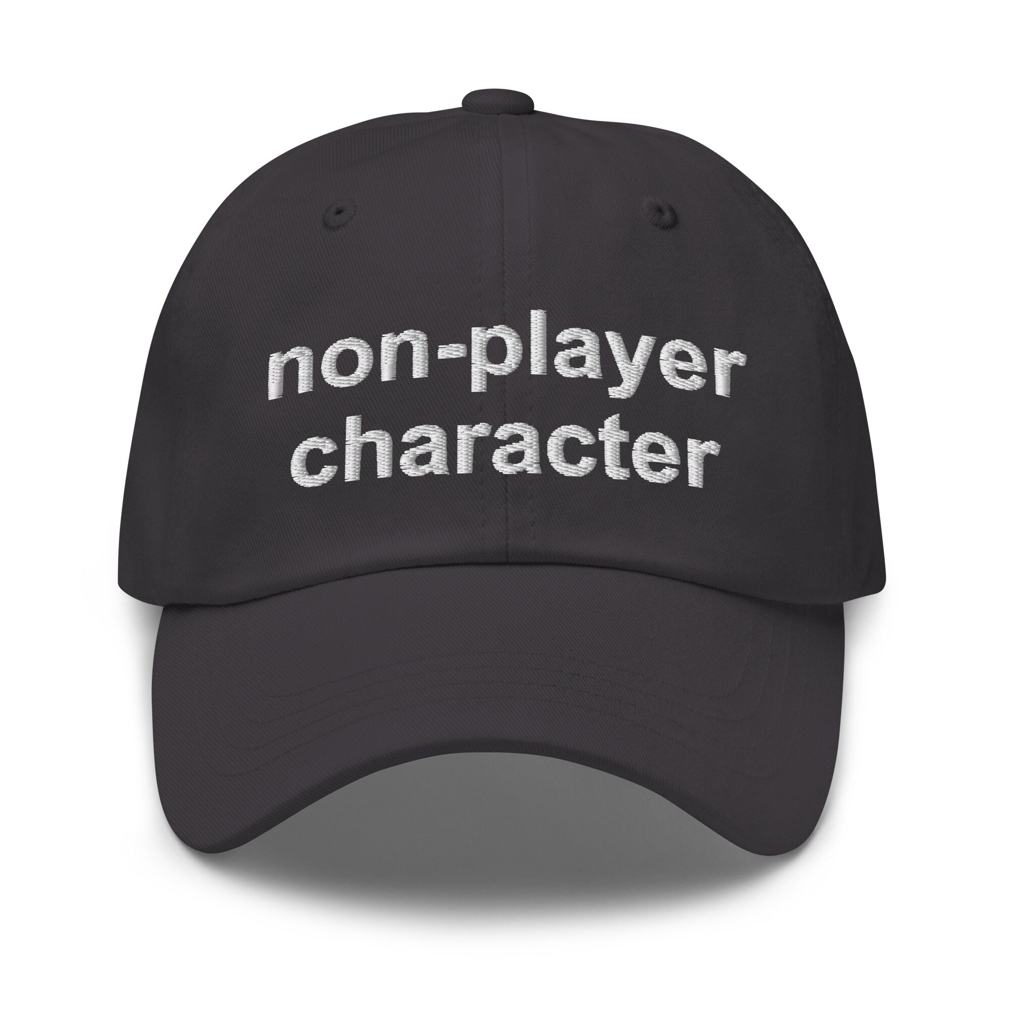 Embroidered Dad Hat non-player Character Funny - Etsy