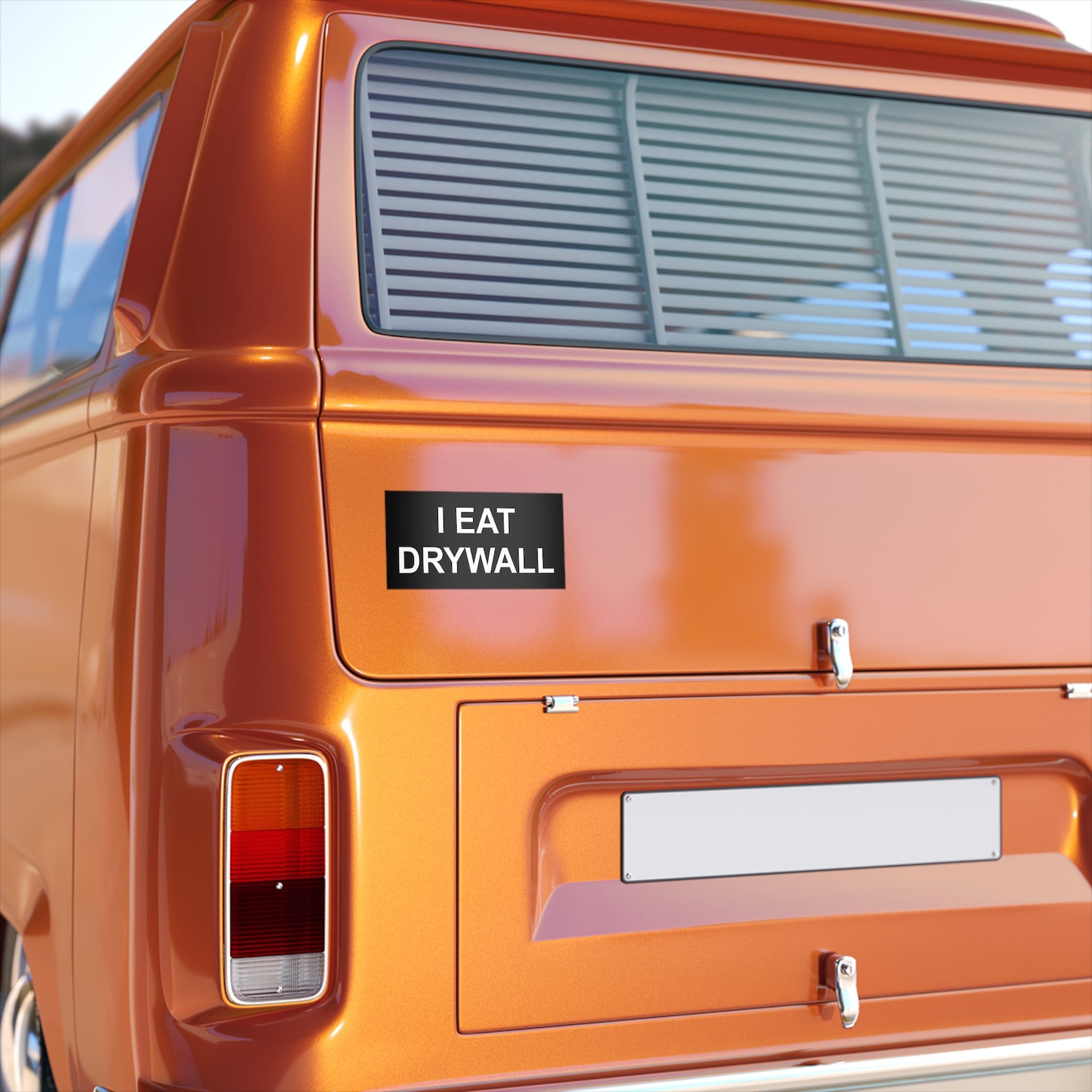 Funny Bumper Sticker "i Eat Drywall" Meme Car Sticker, Unhinged Gen Z ...