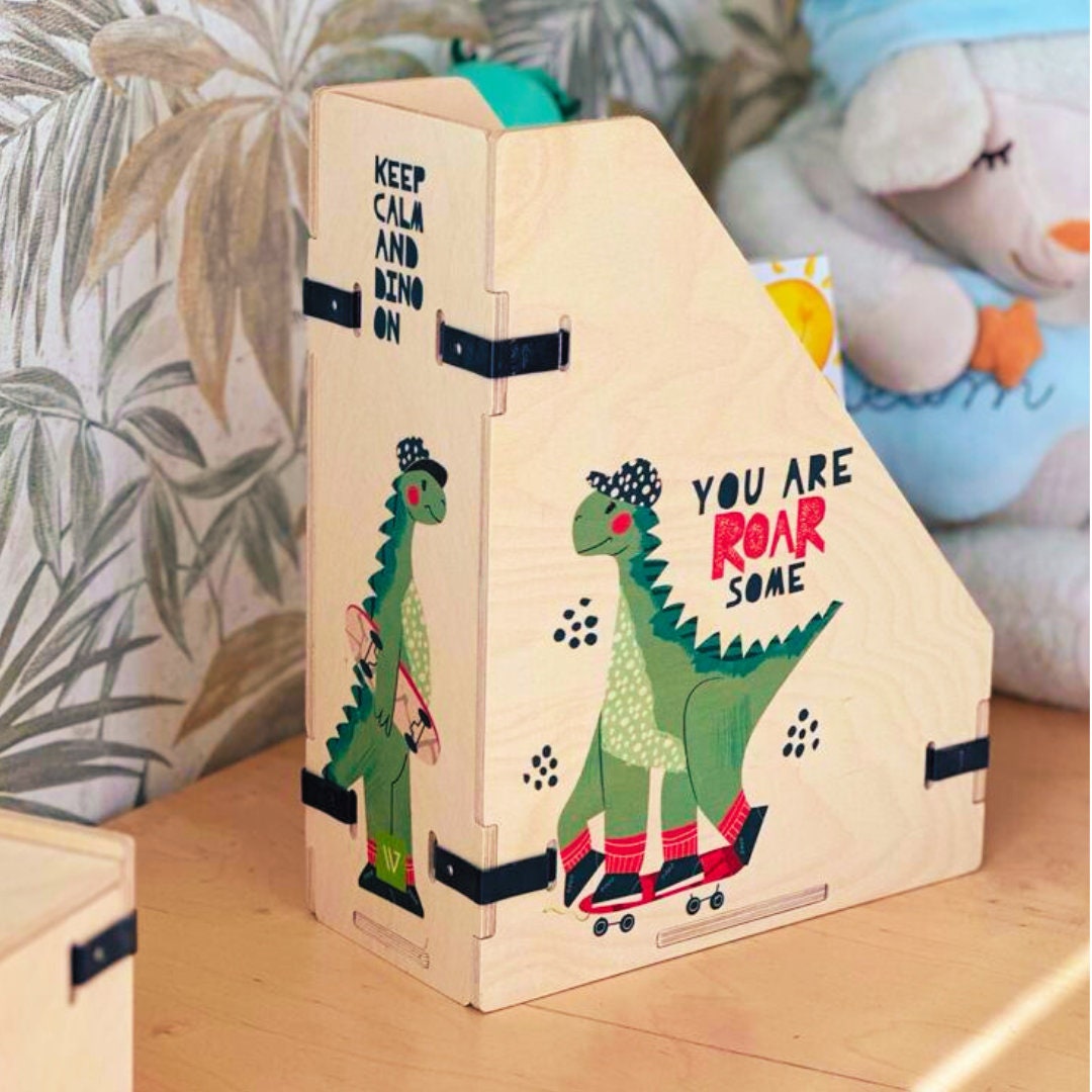 Kids Documents Organizer, Desk Organizer, Wooden File Holder ...