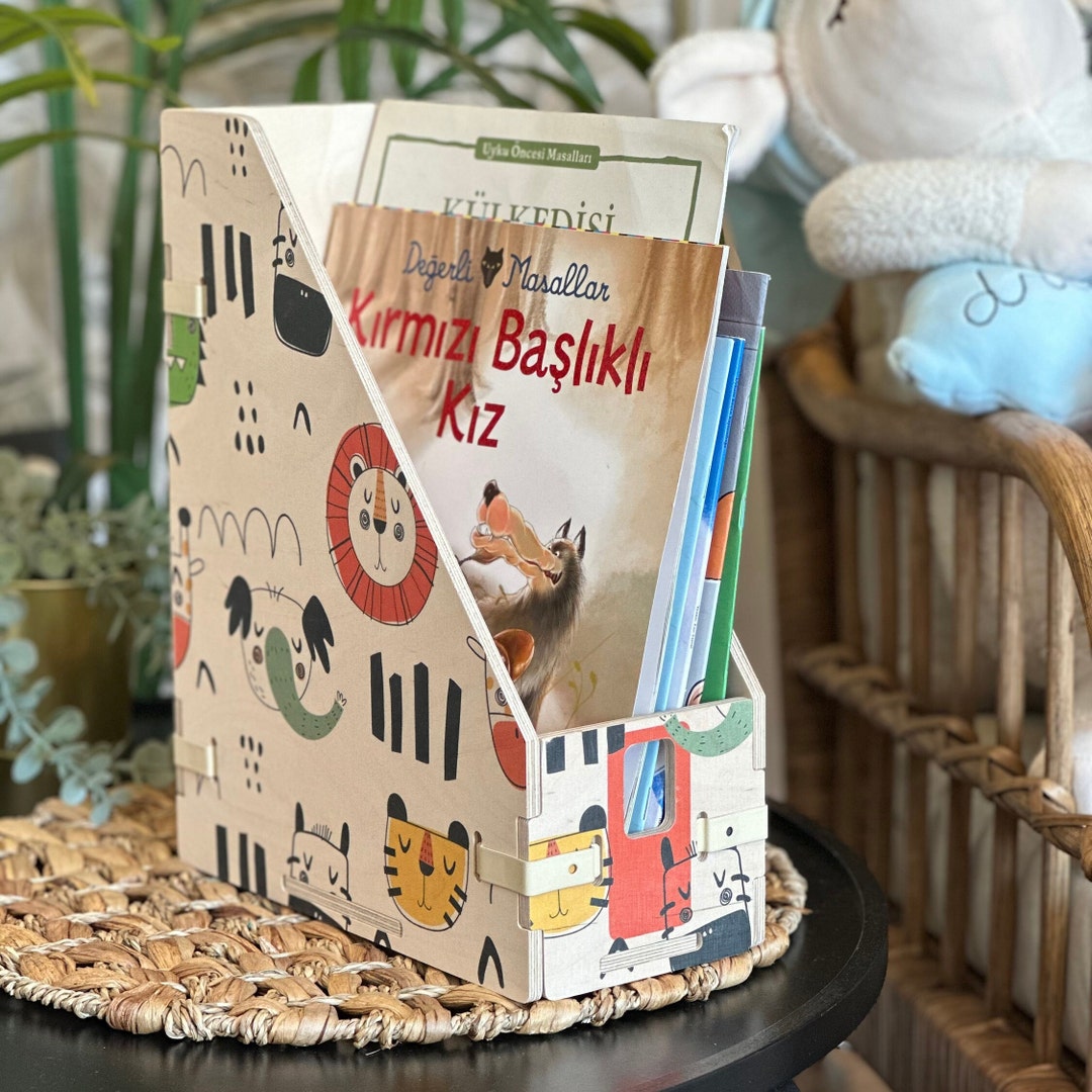 Kids Woof Documents Organizer, Desk Organizer, Wooden File Holder, Kids ...