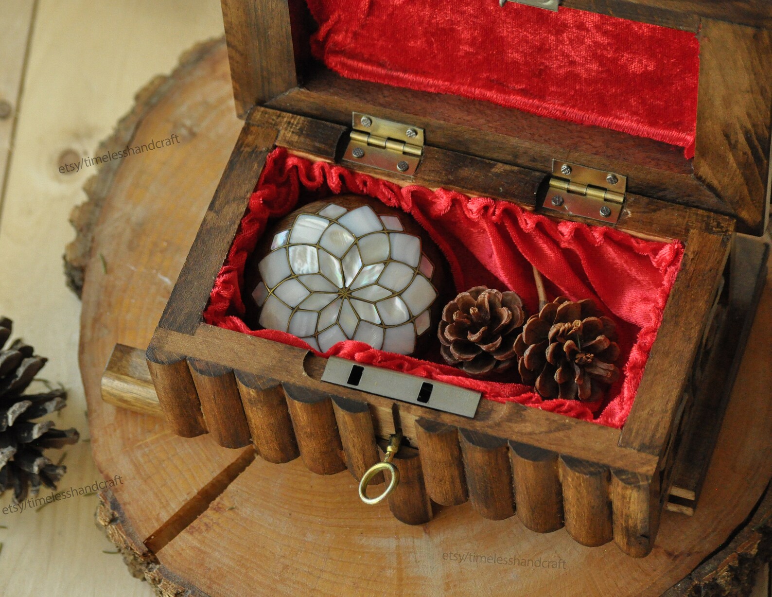 Personalized Wooden Secret Lock Puzzle Box, Heart Jewelry Box, Wood ...