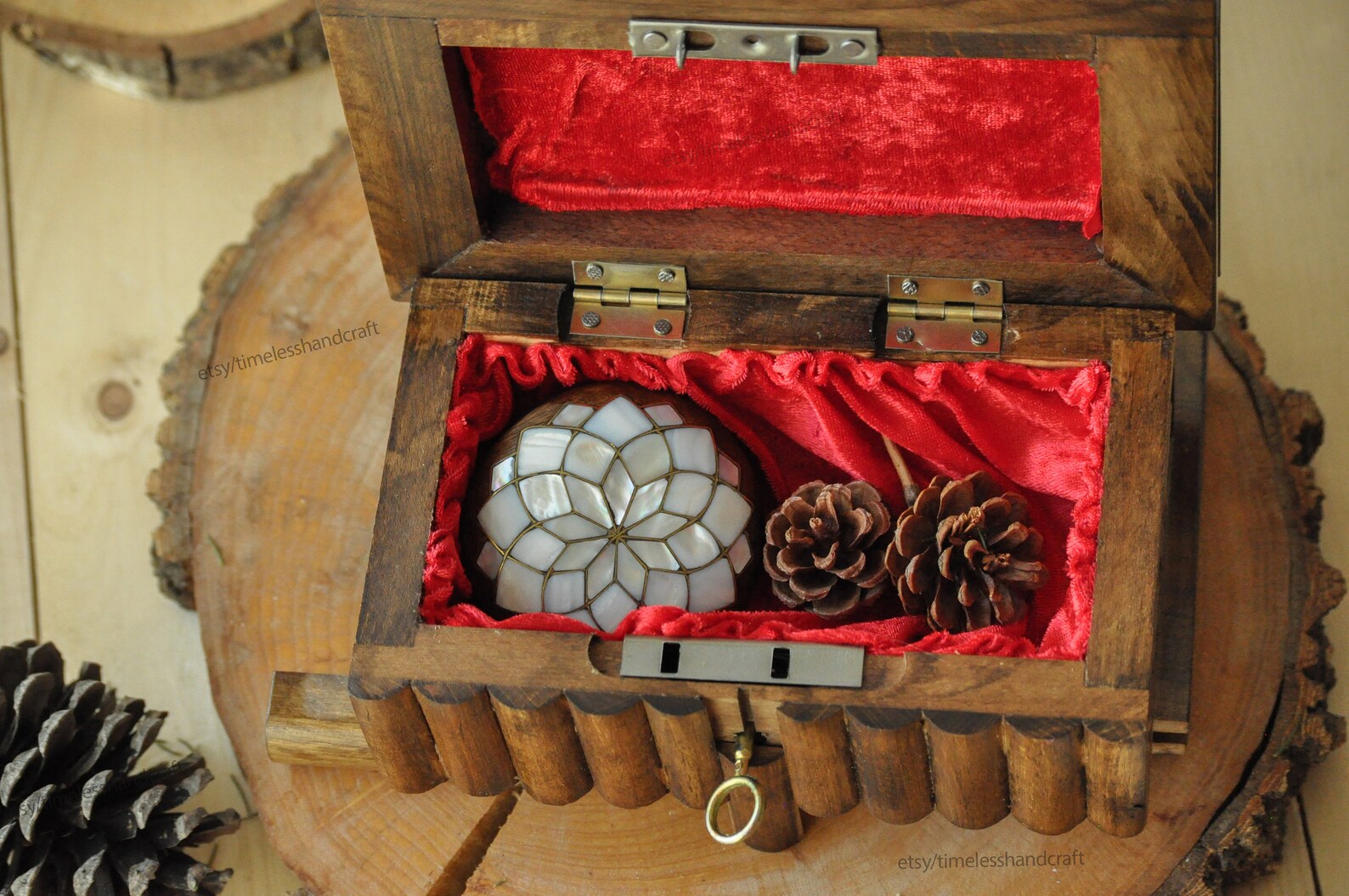 Personalized Wooden Secret Lock Puzzle Box, Heart Jewelry Box, Wood ...
