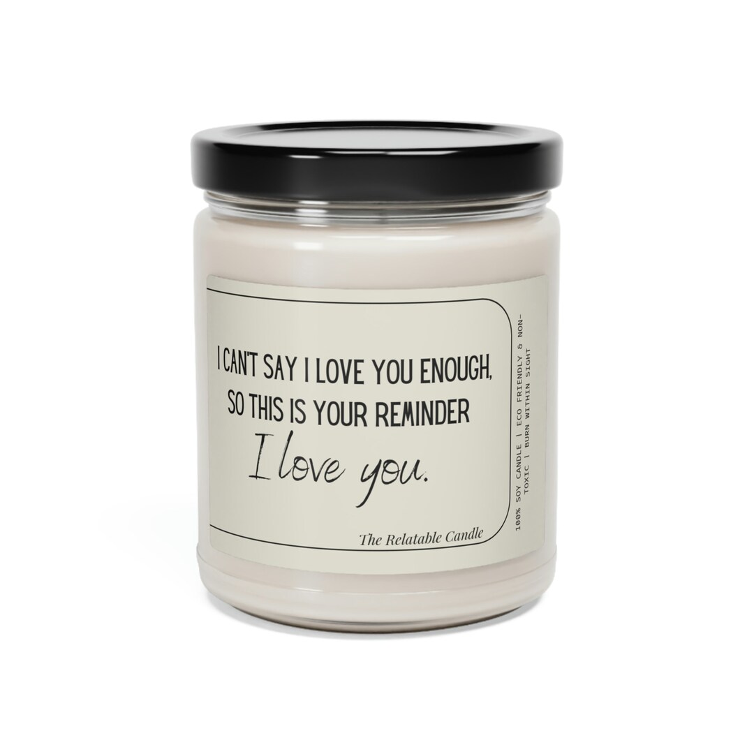 I Love You Reminder Boyfriend Girlfriend Husband Wife Spouse Gift ...