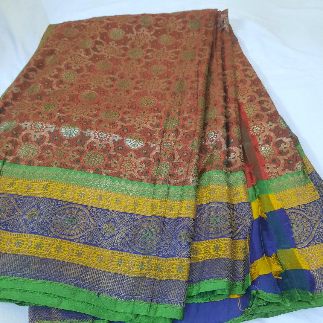 Vintage Saree Antique Saree Original Banarsi Saree 50 Year Old Saree ...