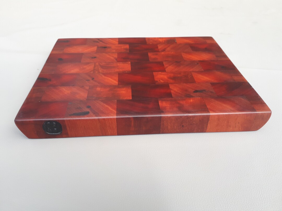 Red Gum End Grain Chopping/cutting Board - Etsy Australia
