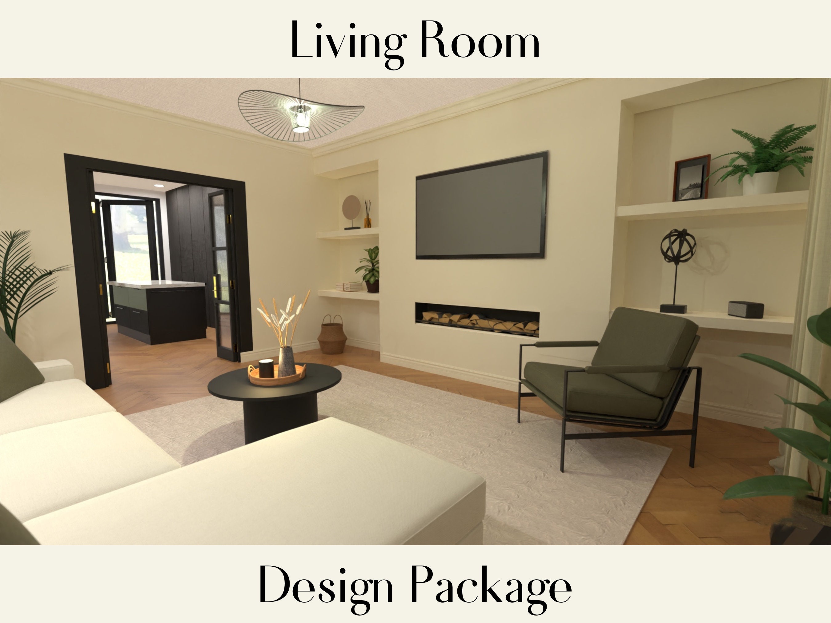 Virtual Living Room Design Package - Etsy