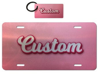 Arizona Custom License Plate Custom Car Tag Black Chrome - Etsy
