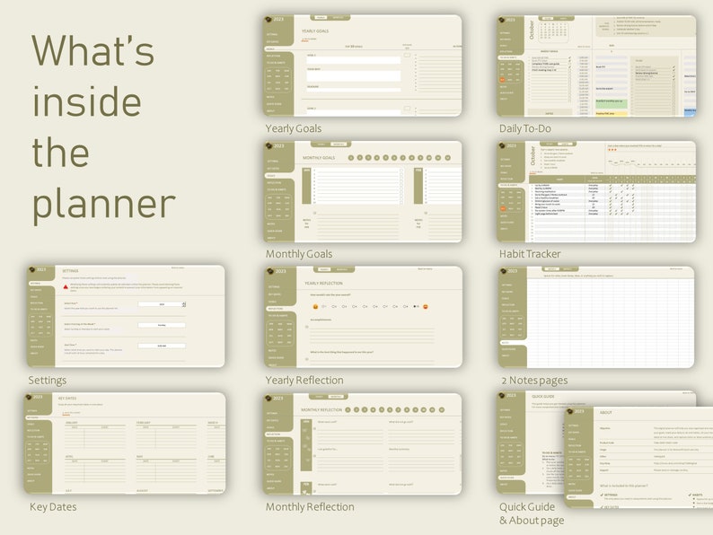 Digital Planner With Time Schedule, Excel to Do List, Daily to Do, Task ...