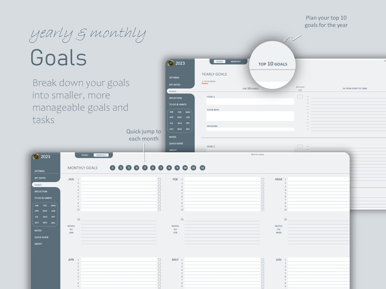 Digital Planner, Excel to Do List, Daily to Do, Task Tracker, Habit ...