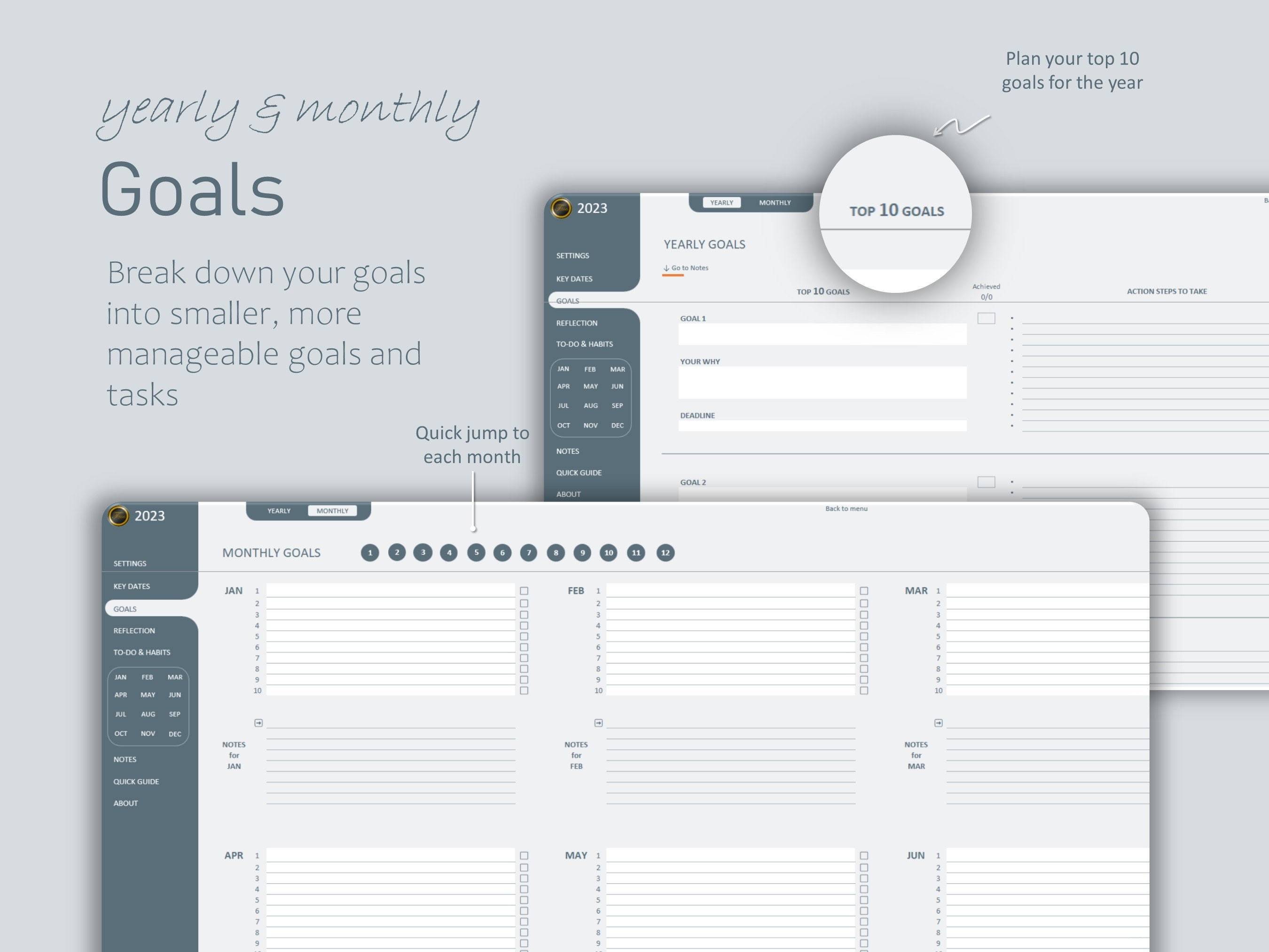 Digital Planner, Excel to Do List, Daily to Do, Task Tracker, Habit ...
