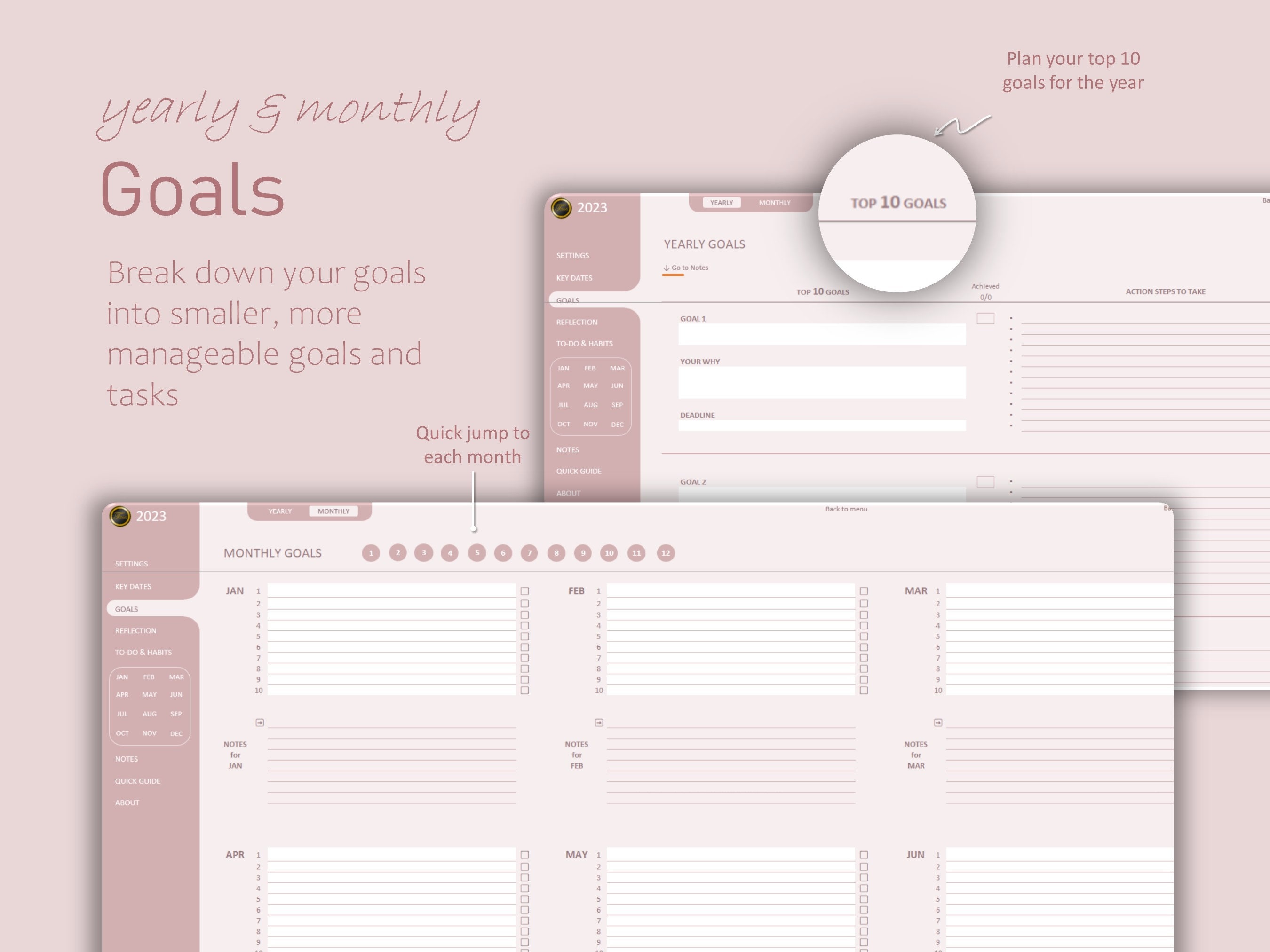 Digital Planner, Excel to Do List, Daily to Do, Task Tracker, Habit ...