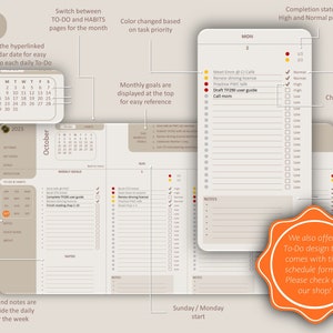 Digital Planner, Excel to Do List, Daily to Do, Task Tracker, Habit ...