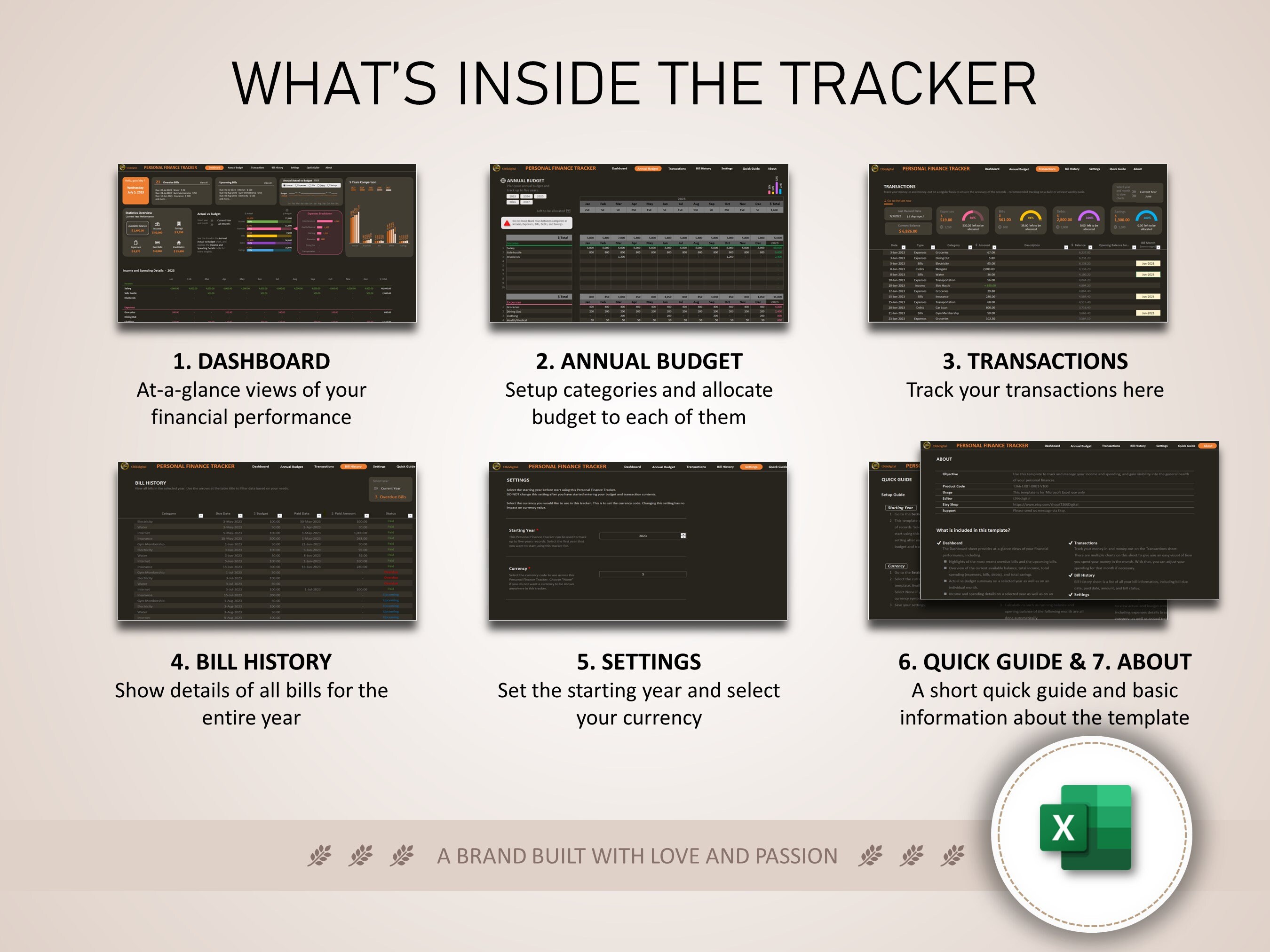 Budget Tracker Personal Finance Tracker Budget Spreadsheet Budget ...