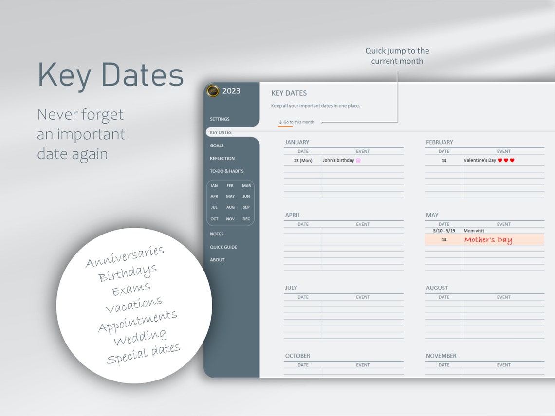 Digital Planner, Excel to Do List, Daily to Do, Task Tracker, Habit ...