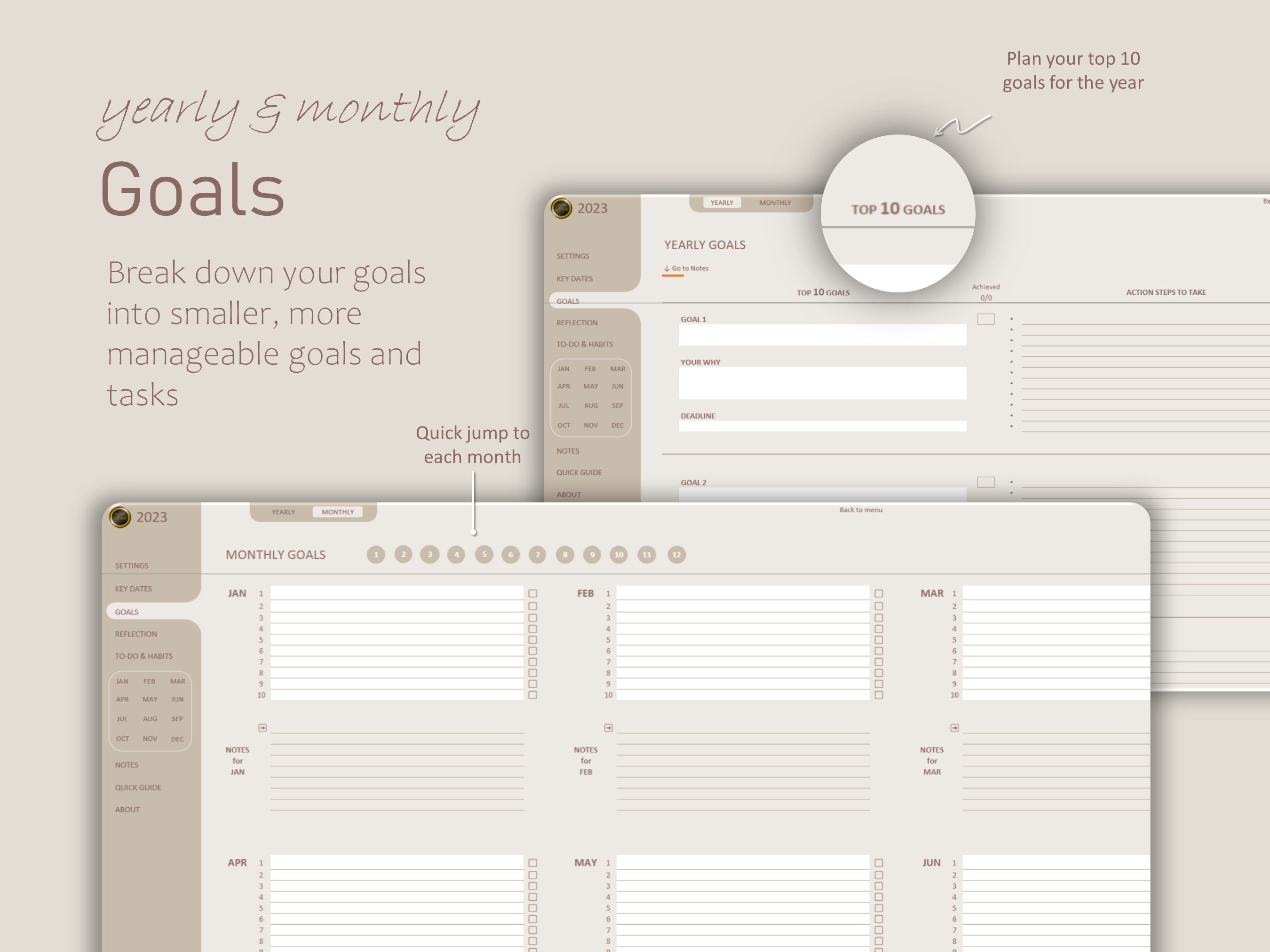 Digital Planner, Excel to Do List, Daily to Do, Task Tracker, Habit ...