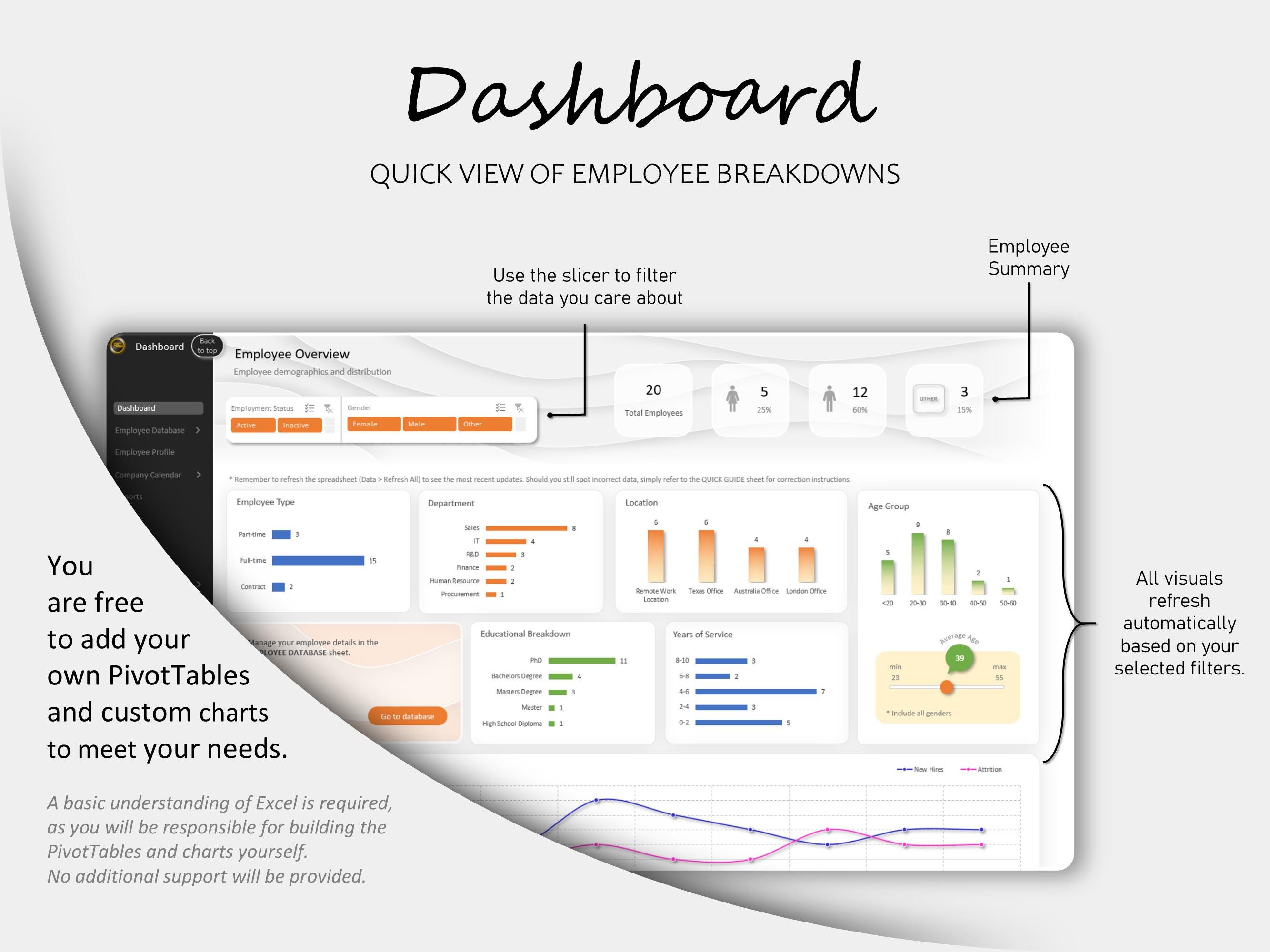 Employee Database, Employee Directory, Employee Master List, Employee ...