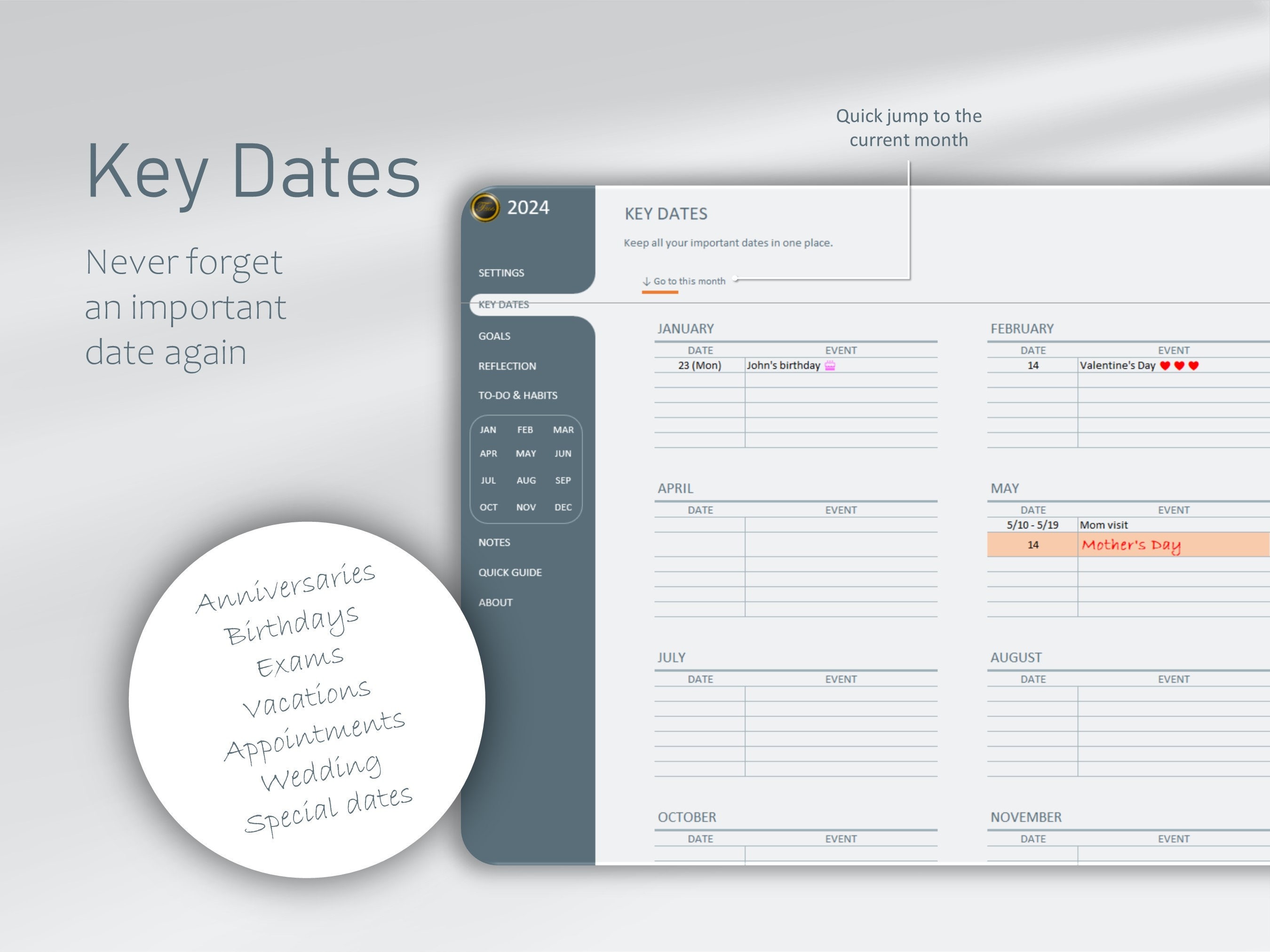 Digital Planner With Time Schedule, Excel to Do List, Daily to Do, Task ...