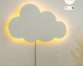 Cloud Nursery Wall Light, Cloud Light, Cloud Night Light, Baby Room ...