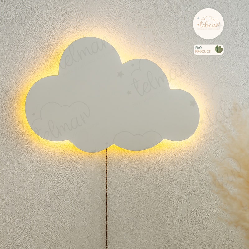 Cloud Wall Light - Etsy