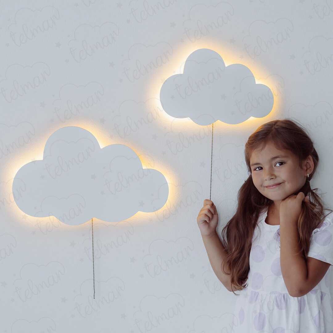 Cloud Wall Light, Cloud Lamp, Baby Room Decor, Christmas Gift, Baby ...