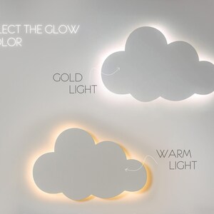 Led Night Light, Cloud Nursery Wall Light, Cloud Light, Cloud Night ...