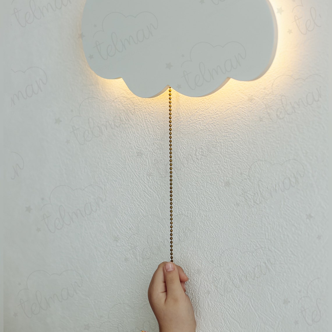 Rainbow Kids Room Lighting, Cloud Light Nursery, Custom Baby Gift ...