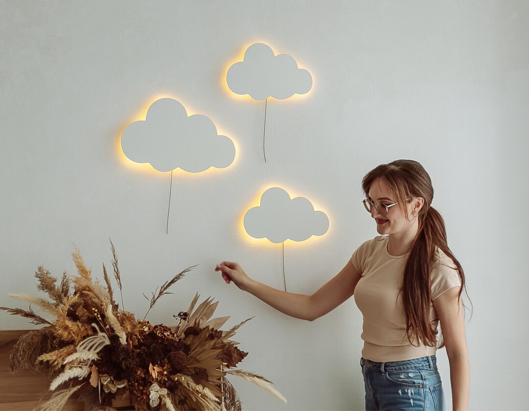 Cloud Light, Cloud Nursery Wall Light, Cloud Night Light, Baby Room ...
