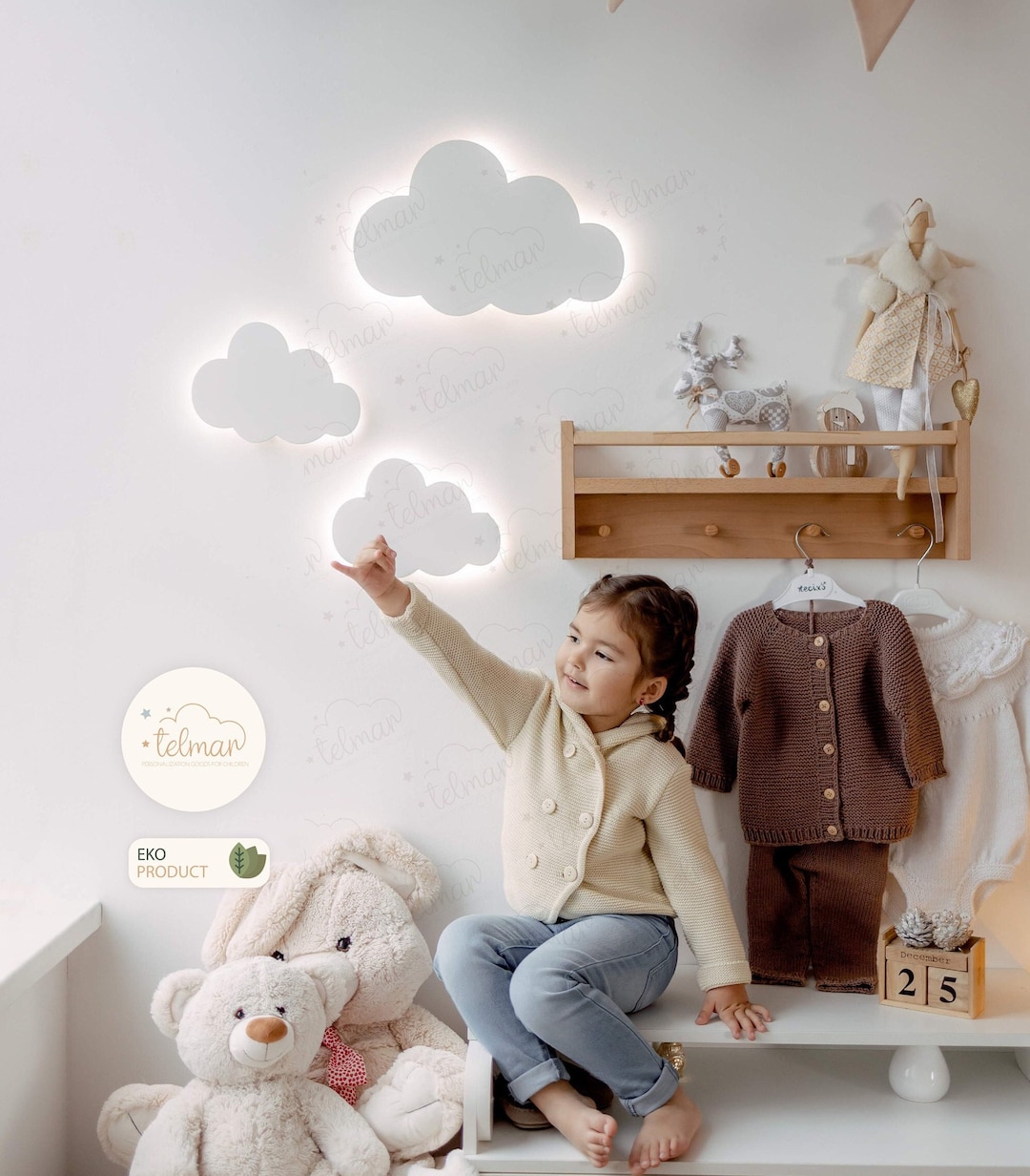 Cloud Nursery Wall Light, Cloud Light, Cloud Night Light, Baby Room ...