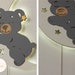 Kids Night Light, Bear Nursery Wall Lighting , Cute Bear Light , Bear ...