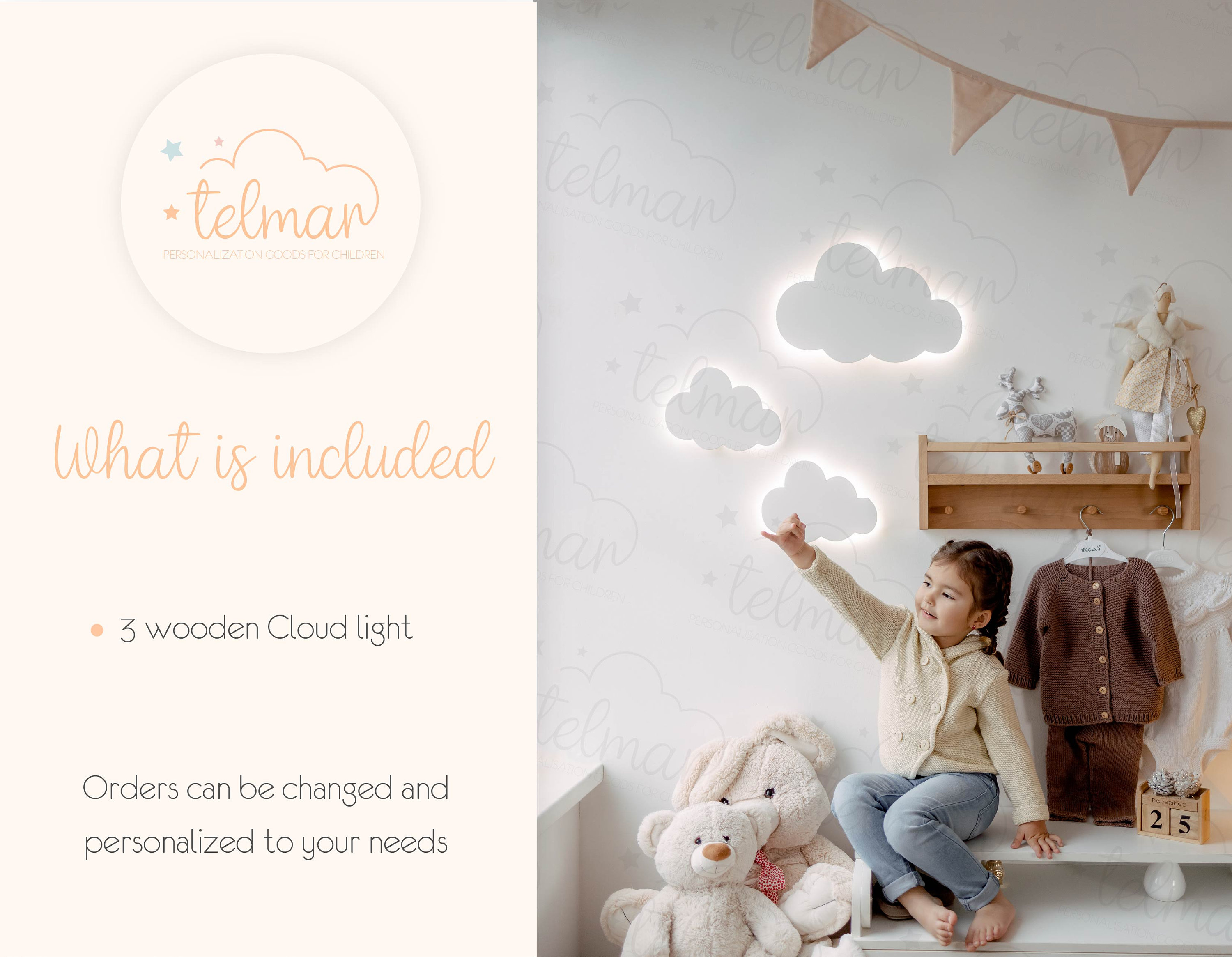 Cloud Nursery Wall Light, Cloud Light, Cloud Night Light, Baby Room ...