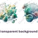 Watercolor Sea Bubbles, 10 Png, on a Transparent Background - Etsy