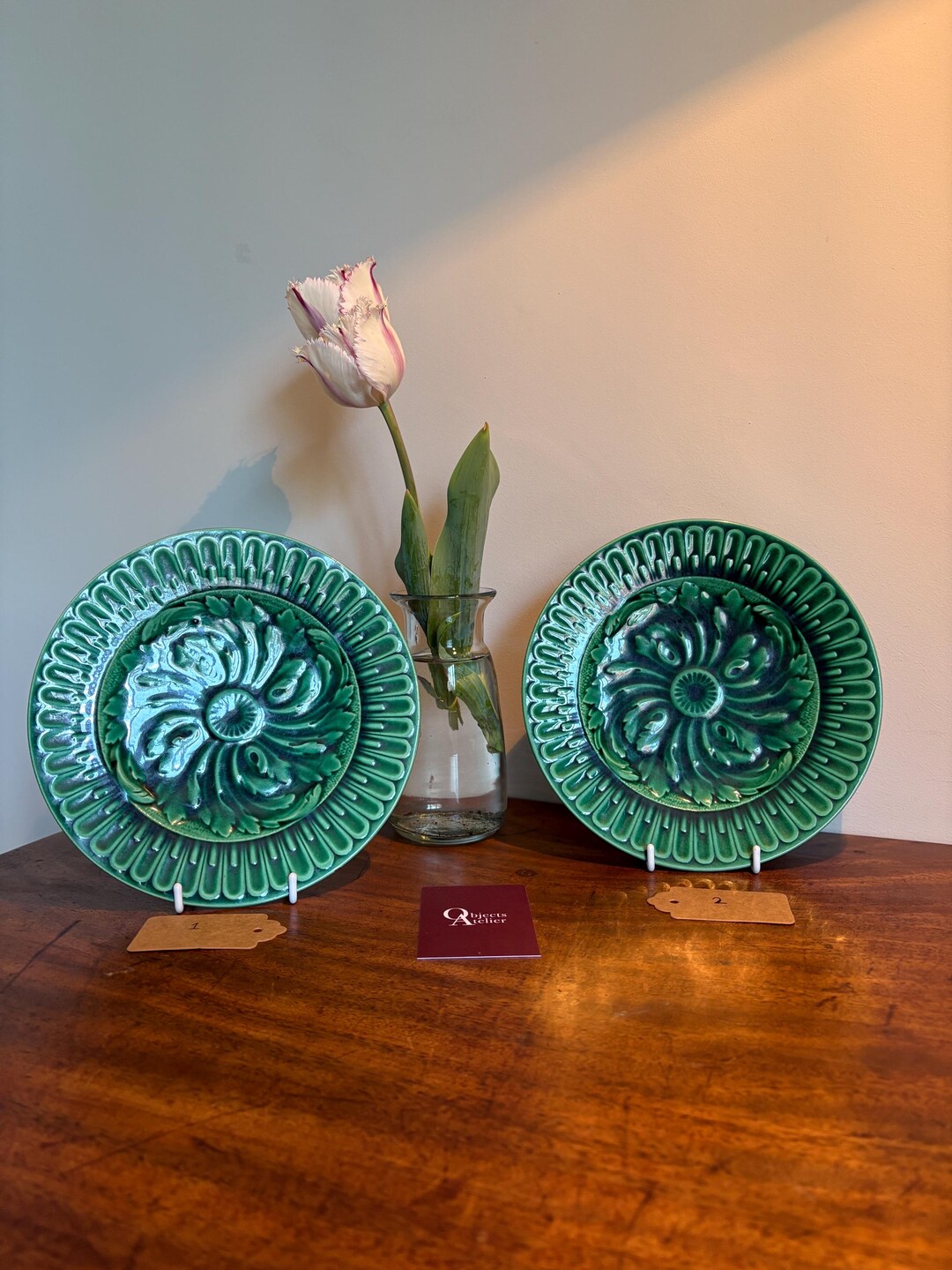Antique Majolica Small Tea Plates. Sold Separately but Are a Matched ...