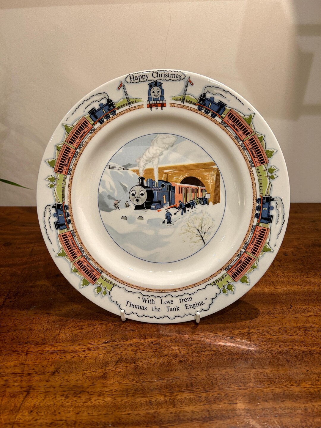 Thomas the Tank Engine happy Christmas Plate. for Those That Have ...