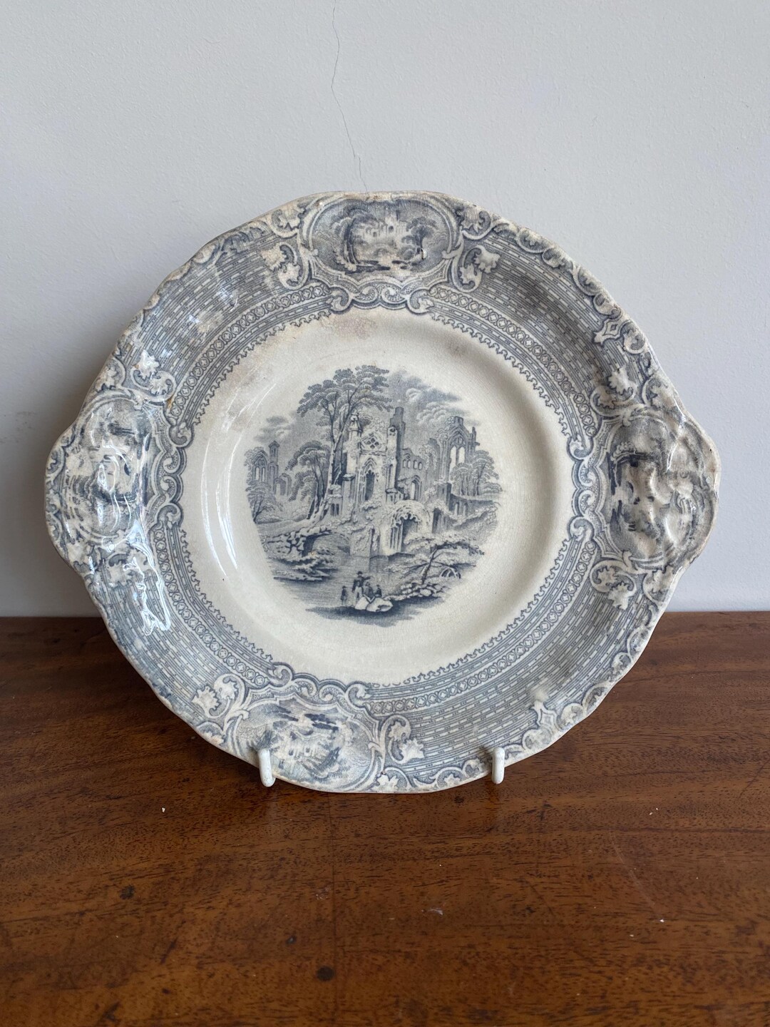 Minton Cake Plate, Ironstone, Perfect Wall Plate. Clear Marks for 1840 ...