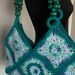 Crochet Shoulder Bag, Granny Square Scramble Sack, Bohemian Purse ...