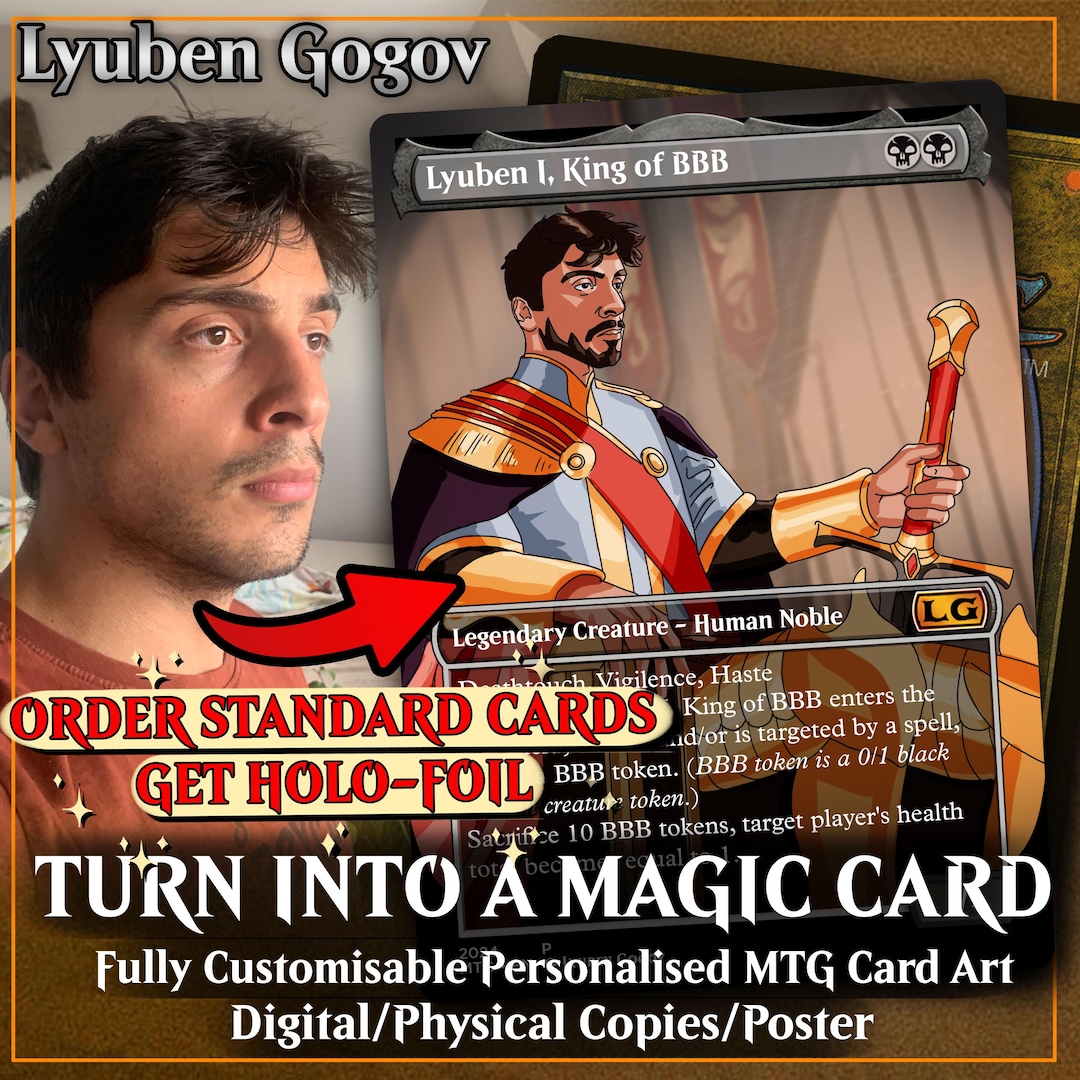 Personalized Magic the Gathering MTG 18 X Custom Handmade Card 2.5x3.5 ...