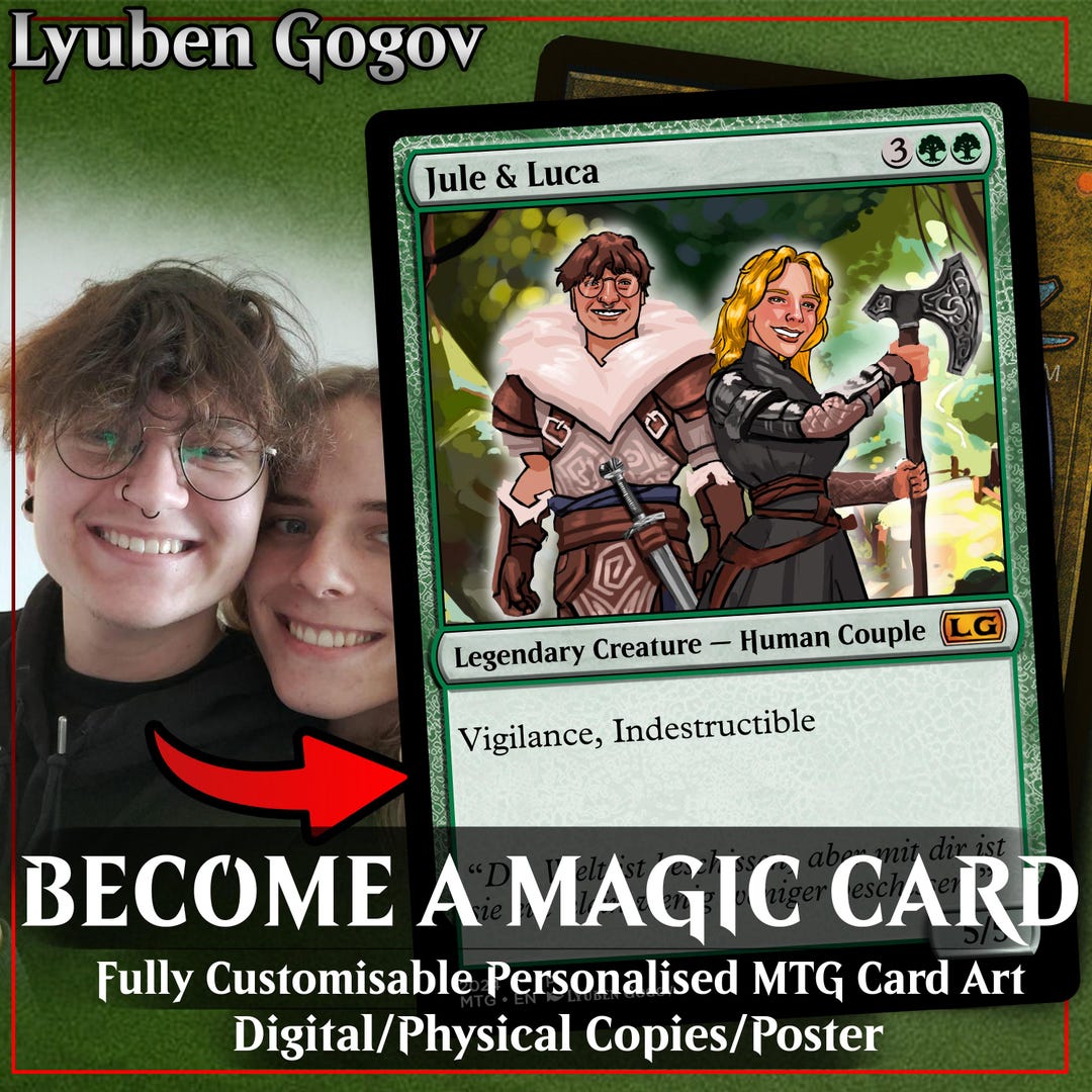 MTG Giant Card POSTER Print Custom Cards Magic the Gathering ...