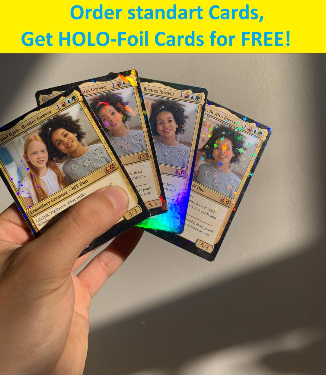 Custom MTG Cards, Magic the Gathering 2.5x3.5 Art, Christmas, Birthday ...