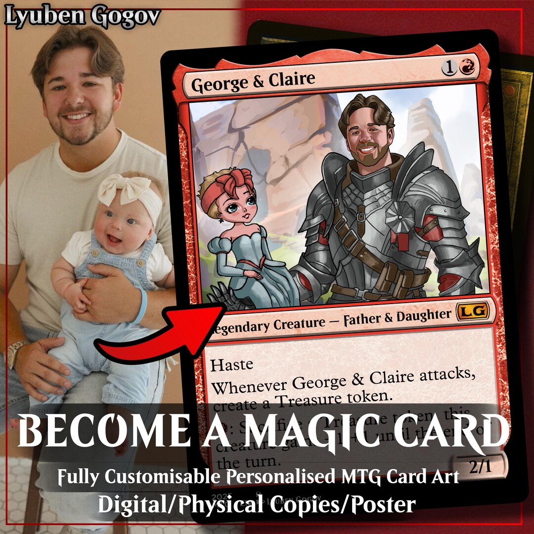MTG Custom Cards X9, Magic the Gathering Illustration Art, Commission ...