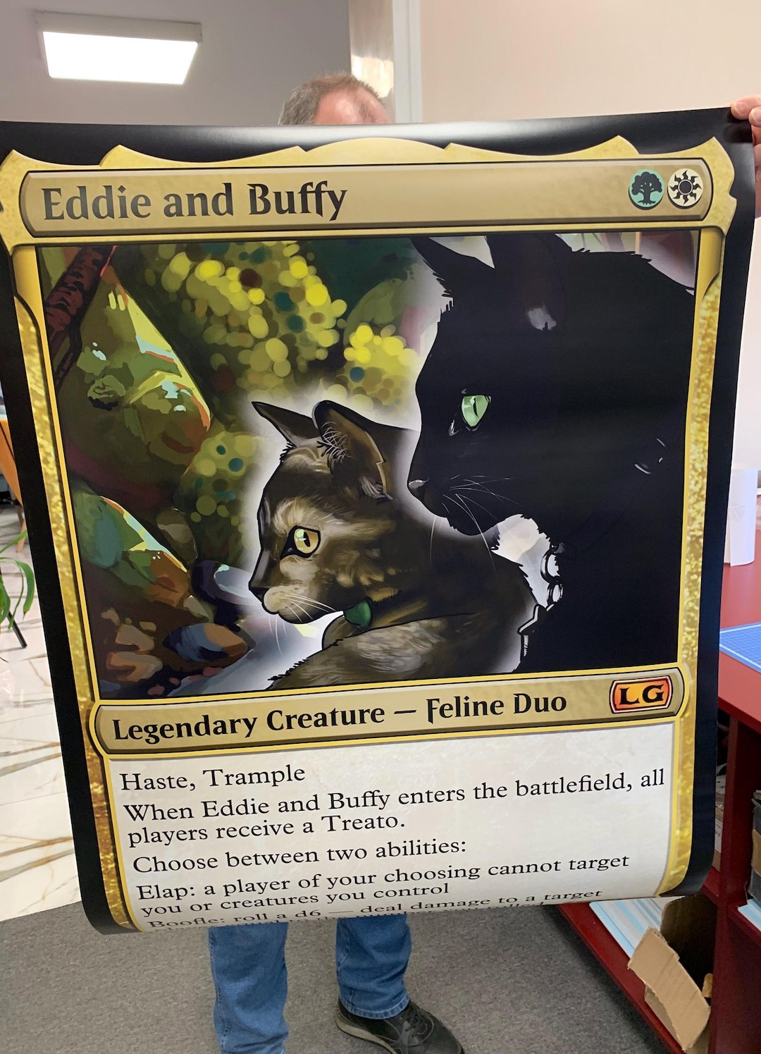 MTG Giant Card POSTER Print Custom Cards Magic the Gathering ...