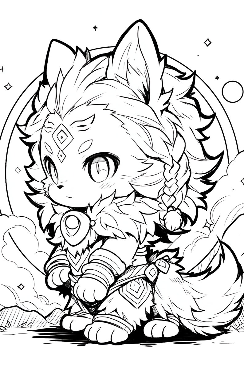 Chibi Colouring Pages, 30 Gothic Chibi Printable Colouring Pages ...