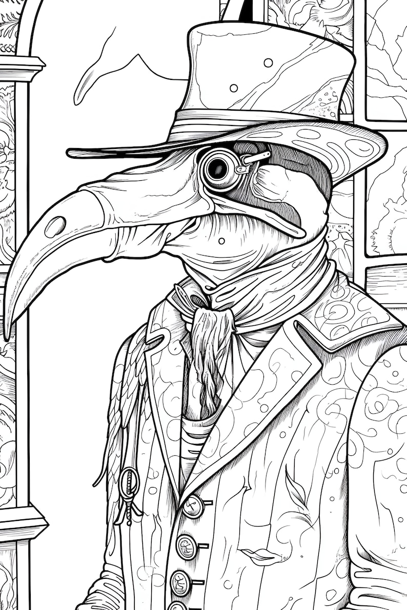 Gothic Colouring Pages, 40 Gothic Fantasy Printable Colouring Pages ...