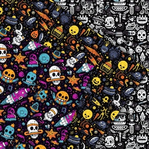 Urban Street Art Patterns, 20 Seamless Digital Papers, Instant Download ...