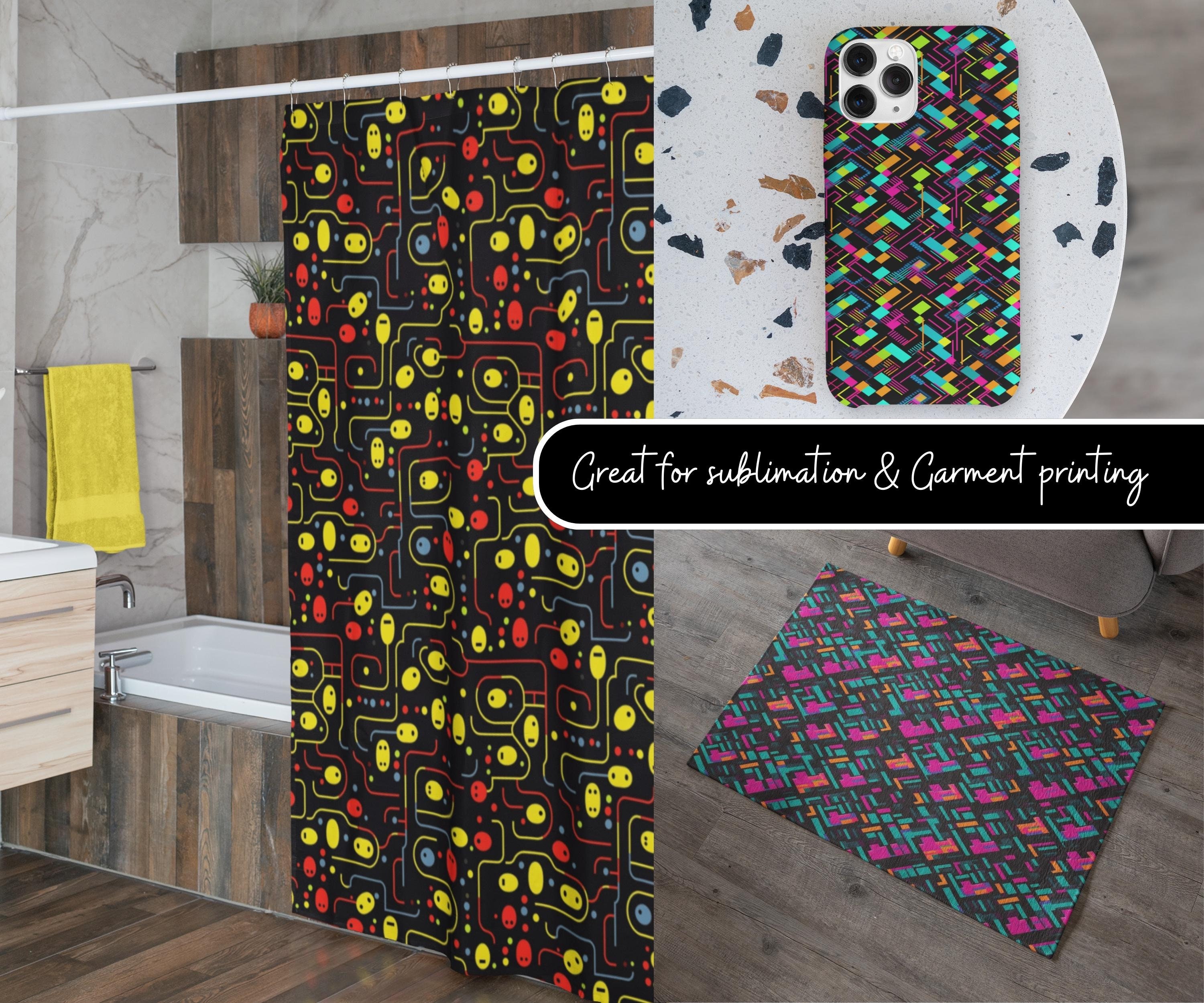 Retro Arcade Patterns, 20 Seamless Digital Papers, Classic Arcade ...