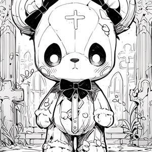 Chibi Colouring Pages, 30 Gothic Chibi Printable Colouring Pages ...