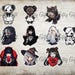 Anime Sticker Pack, 85 Gothic Anime Stickers, Gothic Stickers, Instant ...