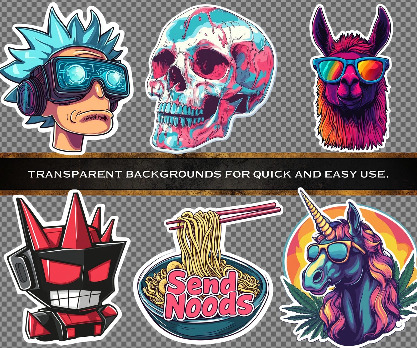 Assorted Sticker Pack, 100 Stickers Mega Pack, Cool Sticker Pack ...
