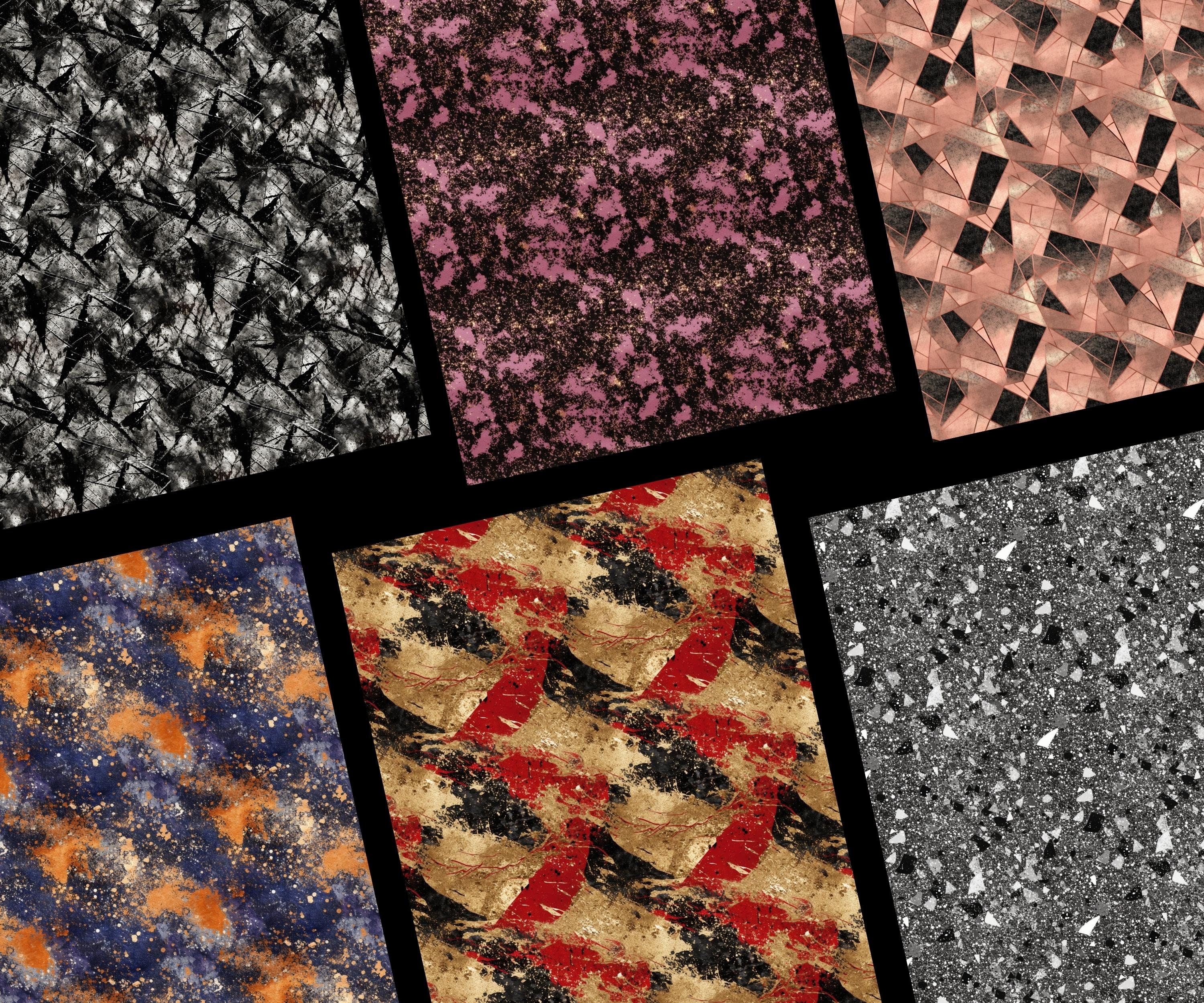 Grunge Textures Digital Paper, 20 Seamless Patterns in a Variety of ...