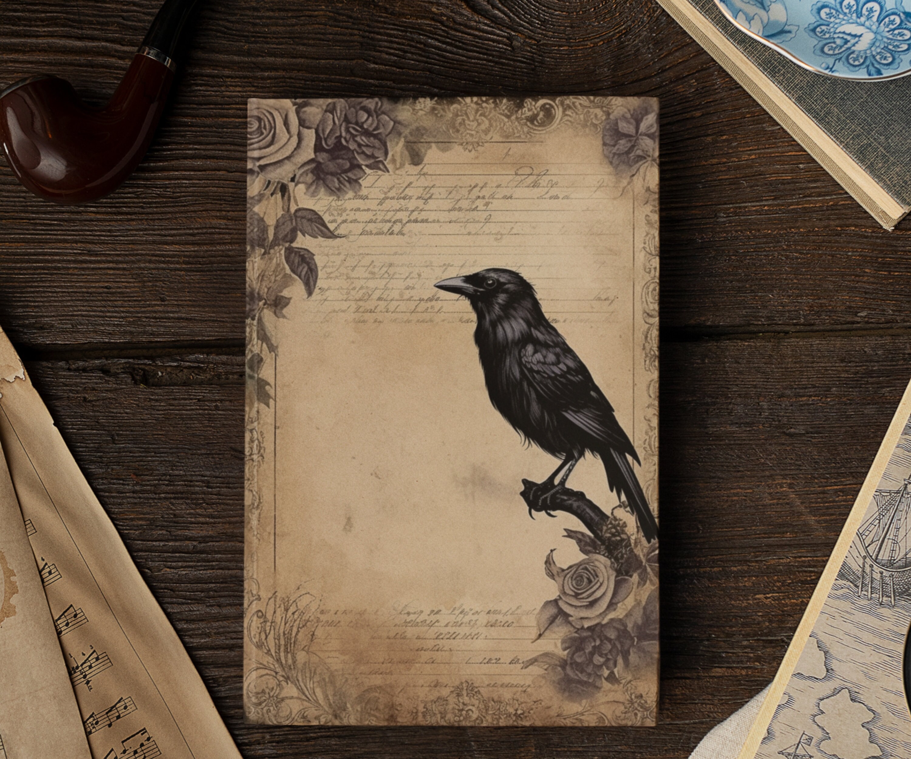 Gothic Junk Journal Pages, Vintage Gothic Scrapbooking Ephemera, 40 ...